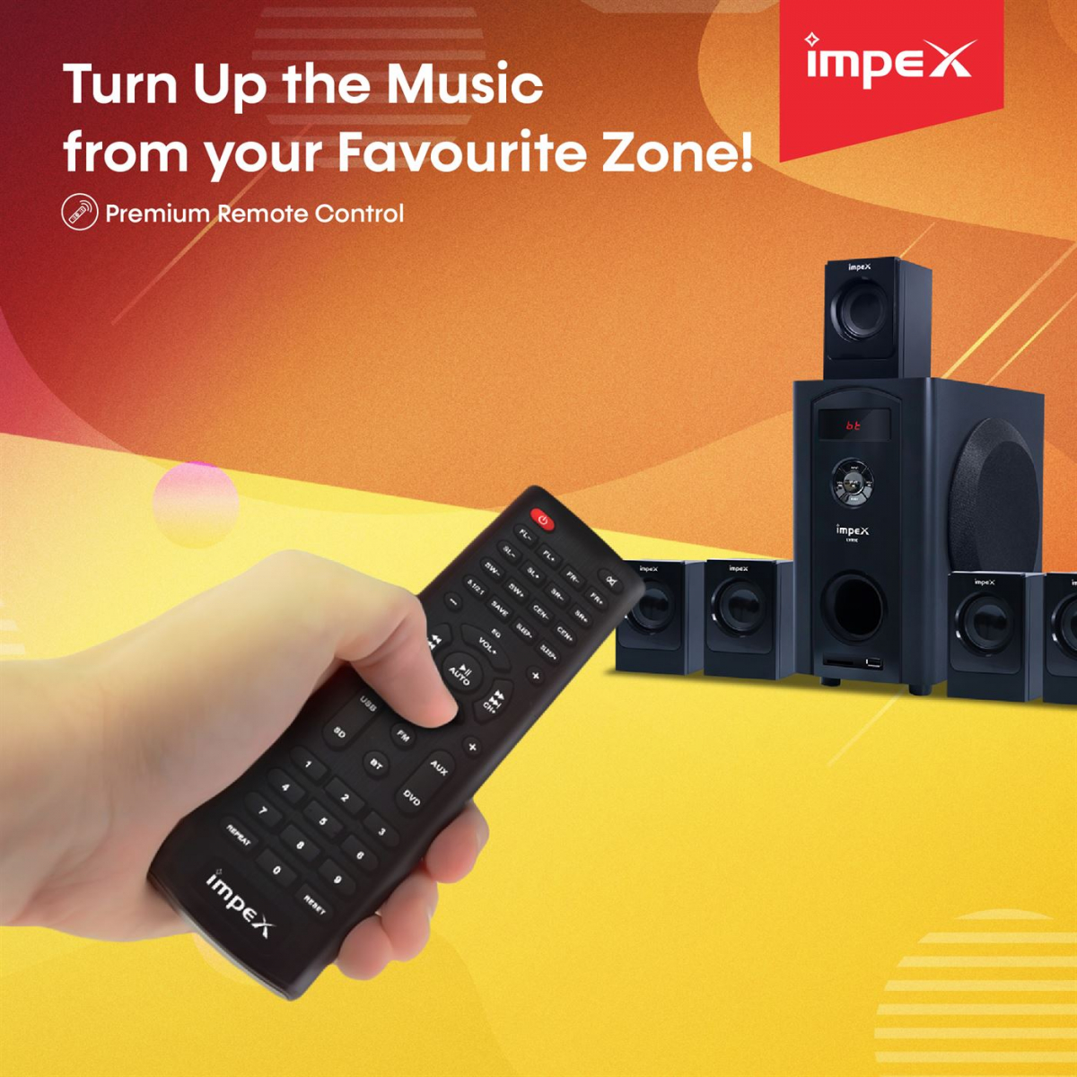 Impex 5 1 All in one Home Theatre Multimedia Speaker System LYRIC impex-5-1-all-in-one-home-theatre-multimedia-speaker-system-lyric